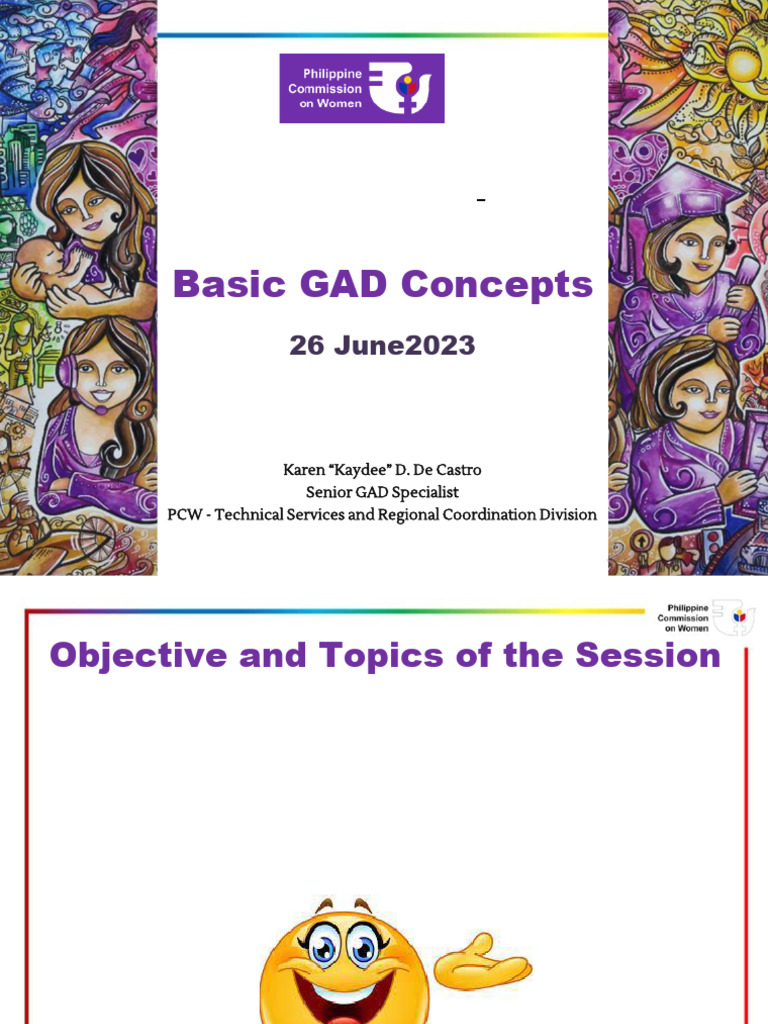 Session 1 Basic Gad Concepts Rgadc V Levelling | PDF | Gender | Gender ...