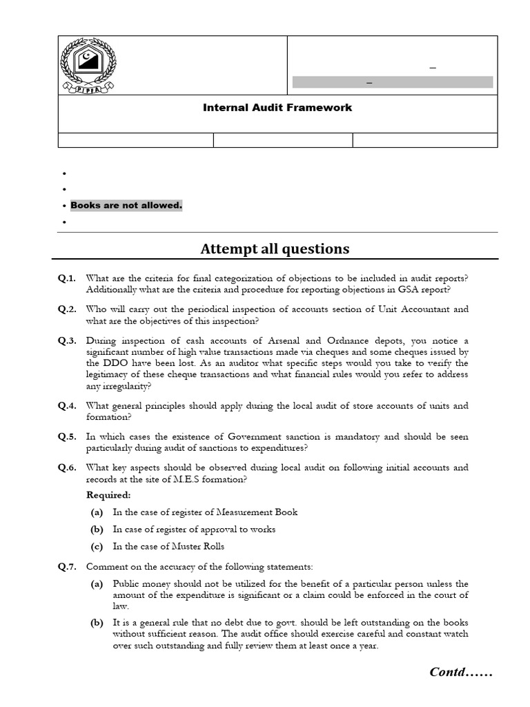 IAF Sub | PDF | Audit | Business