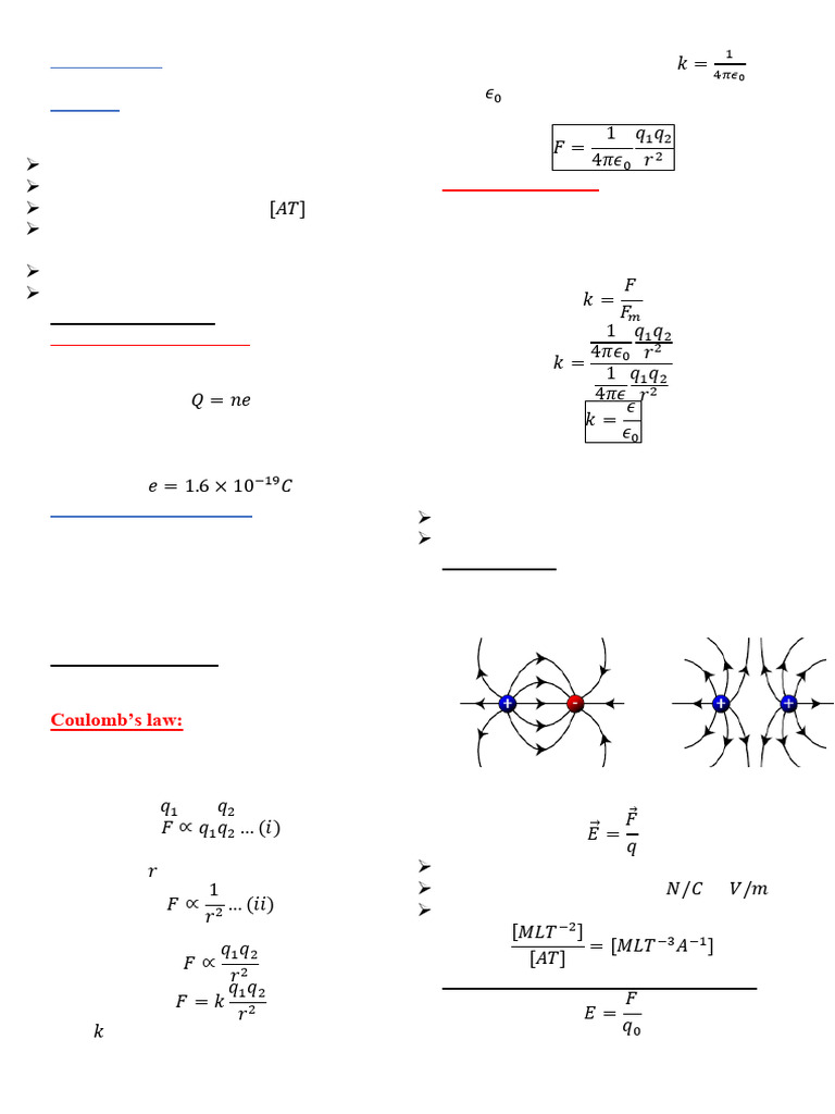 Understanding Electrostatics and Charge | PDF | Electric Field | Flux