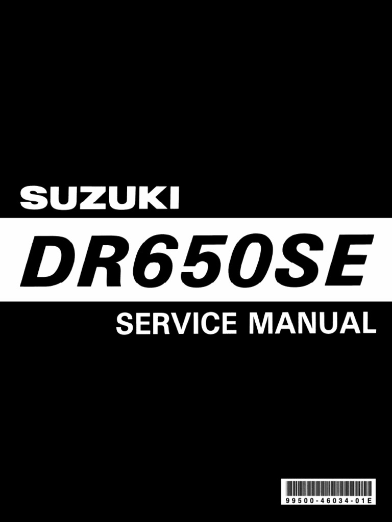 Manual de Taller DR650 | PDF