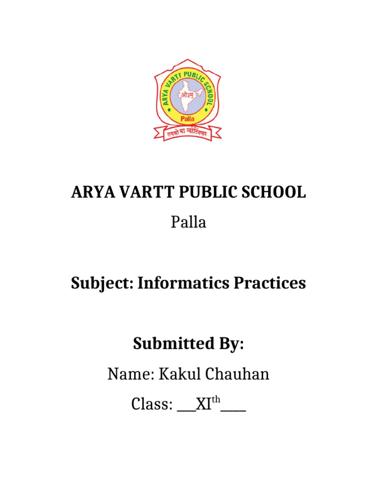 Front Page Idea | PDF