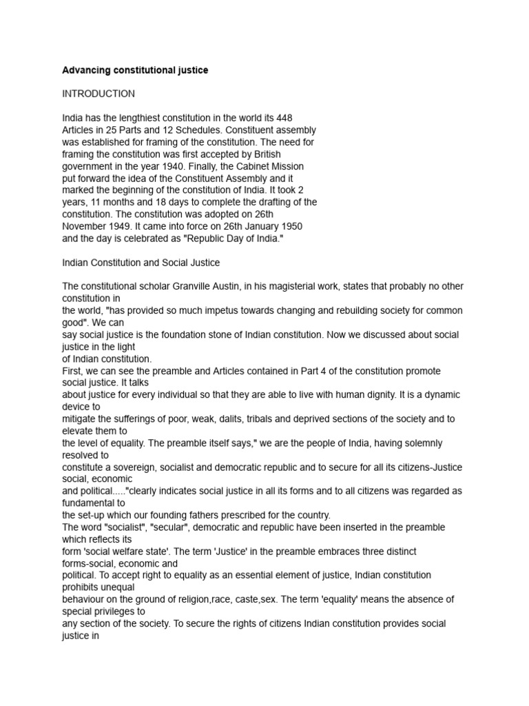 Advancing Constitutional Justice | PDF | Justice | Crime & Violence