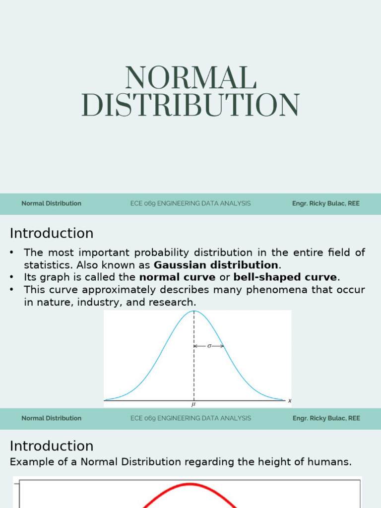 ECE 069 Module 11 1 | PDF | Normal Distribution | Probability Distribution
