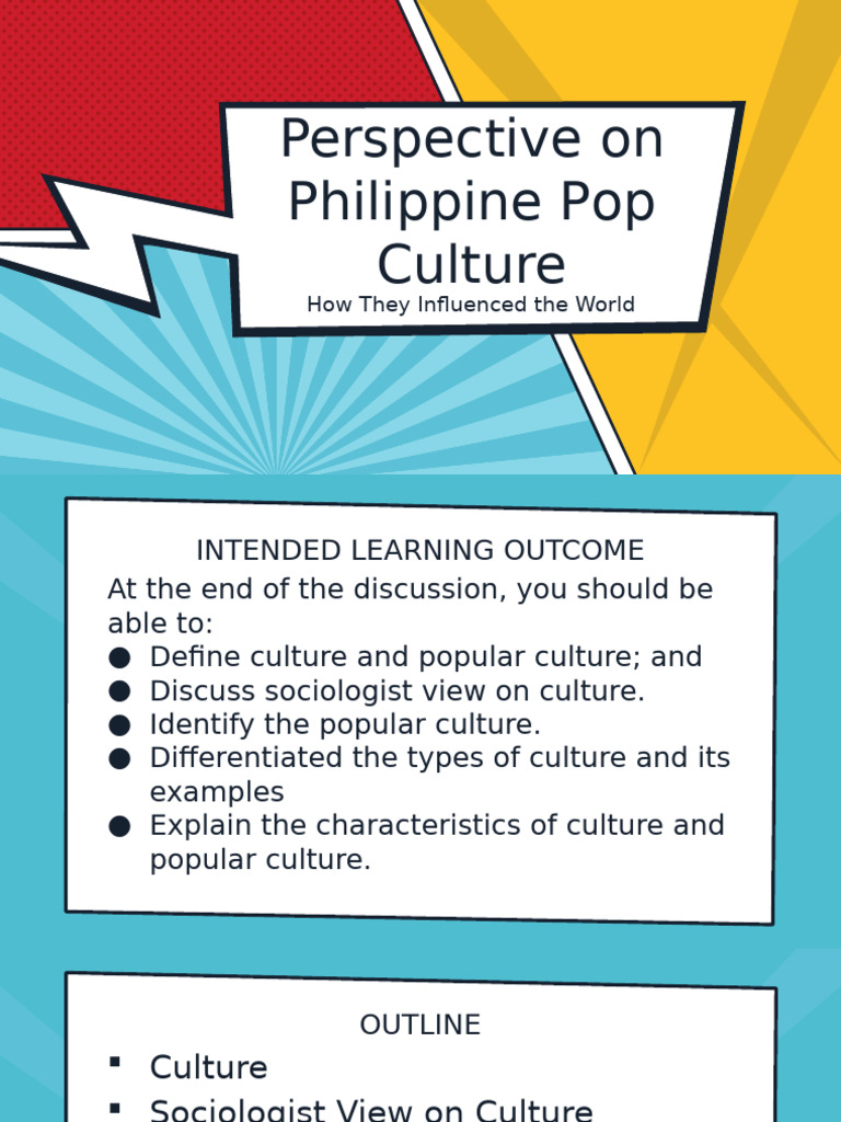 Philippine Pop Culture's Global Impact | PDF | Liberal Arts Education ...