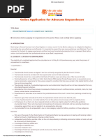 Bank of India Advocate Empanelment Form | PDF | Advocate | Government
