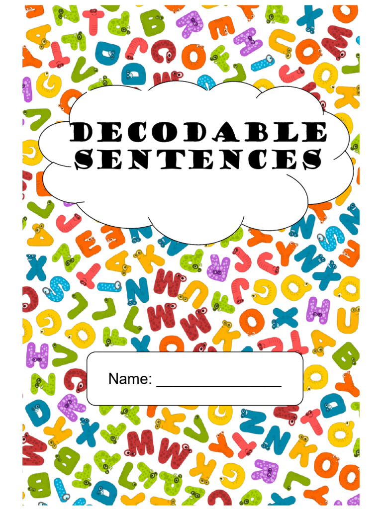 DEcodable Sentences Bundle | PDF