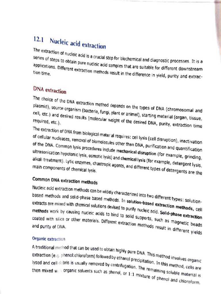 DNA & RNA Isolation | PDF | Lysis | Dna