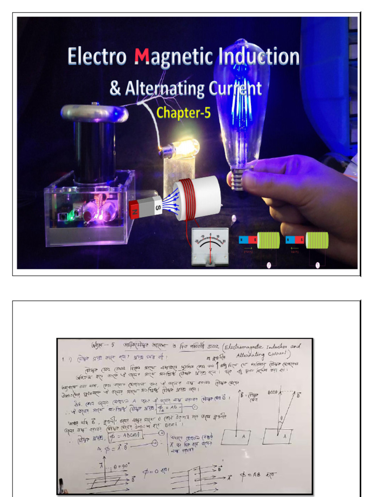 Chapter-05 Electromagnetic Induction and Alternati - 251129 - 092442 | PDF