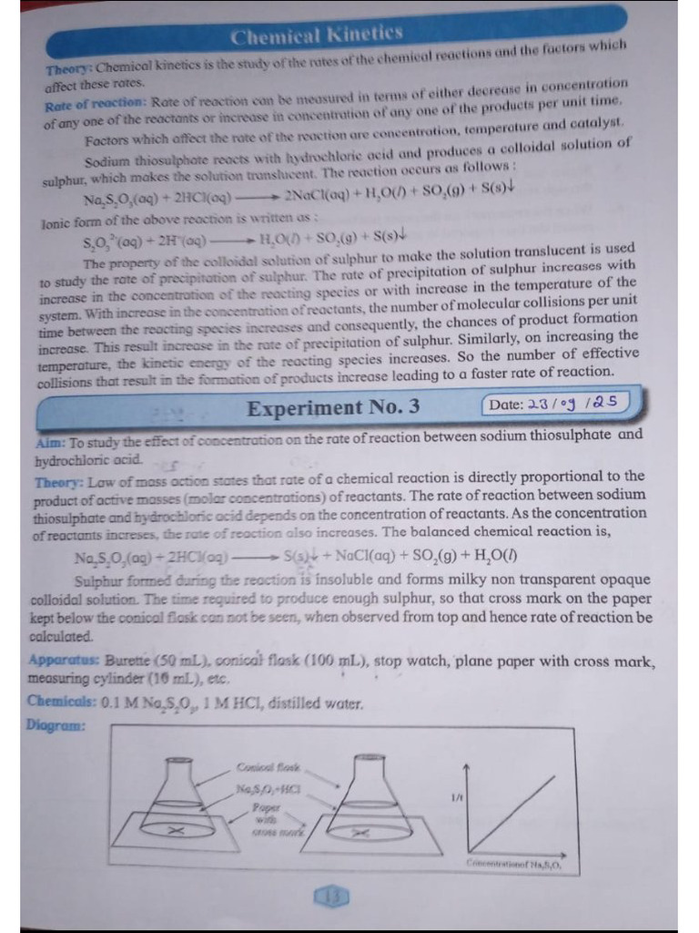 Chemistry Practical (Exp - No.3) | PDF