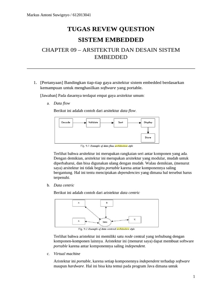 Tugas Embedded System 9 [4, 5] | PDF