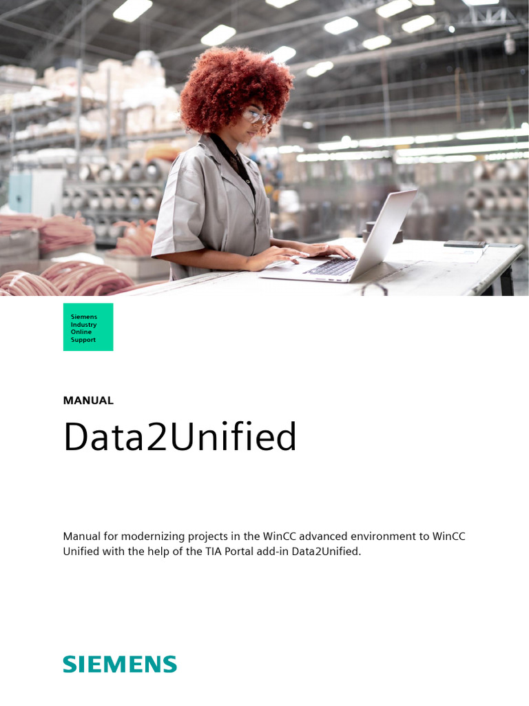 WinCC Unified Modernization Manual | PDF | User Interface | Legal Liability