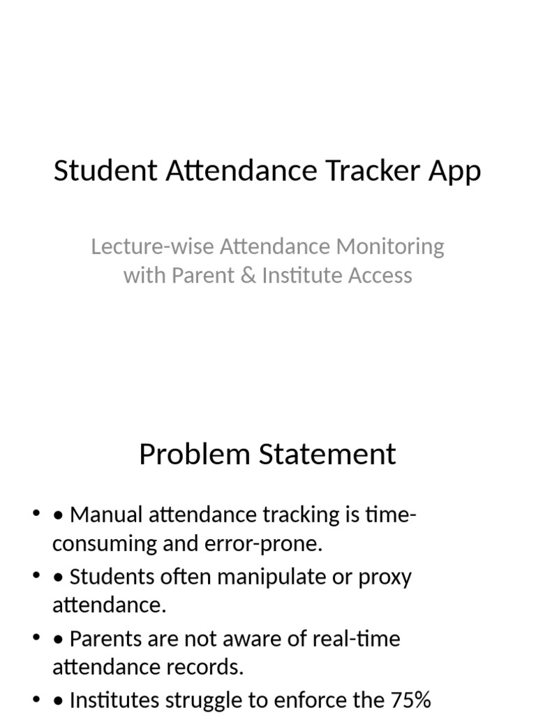 Student_Attendance_Tracker_App | PDF