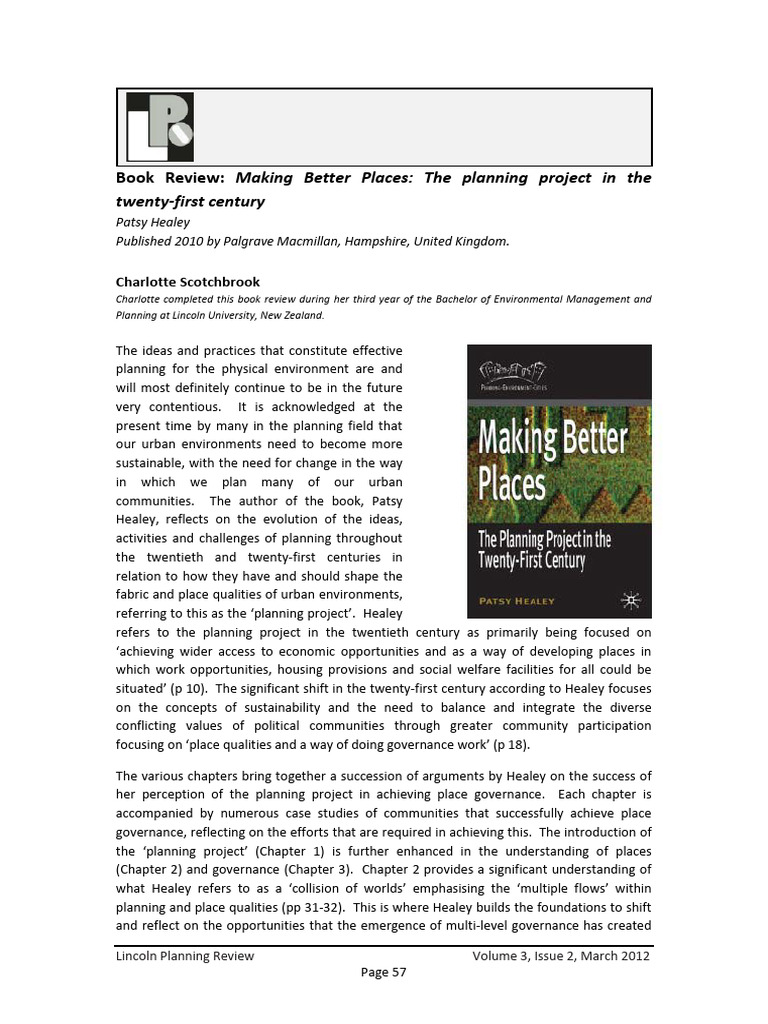 Making Better Places The Planning Project in The Twenty 1v1gzlsb0f ...