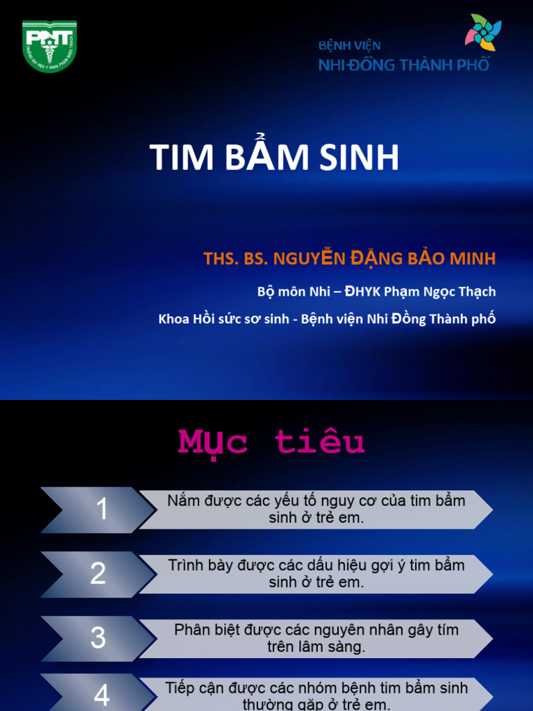 Tim Bam Sinh 2024 - SV - BS Nguyen Dang Bao Minh | PDF