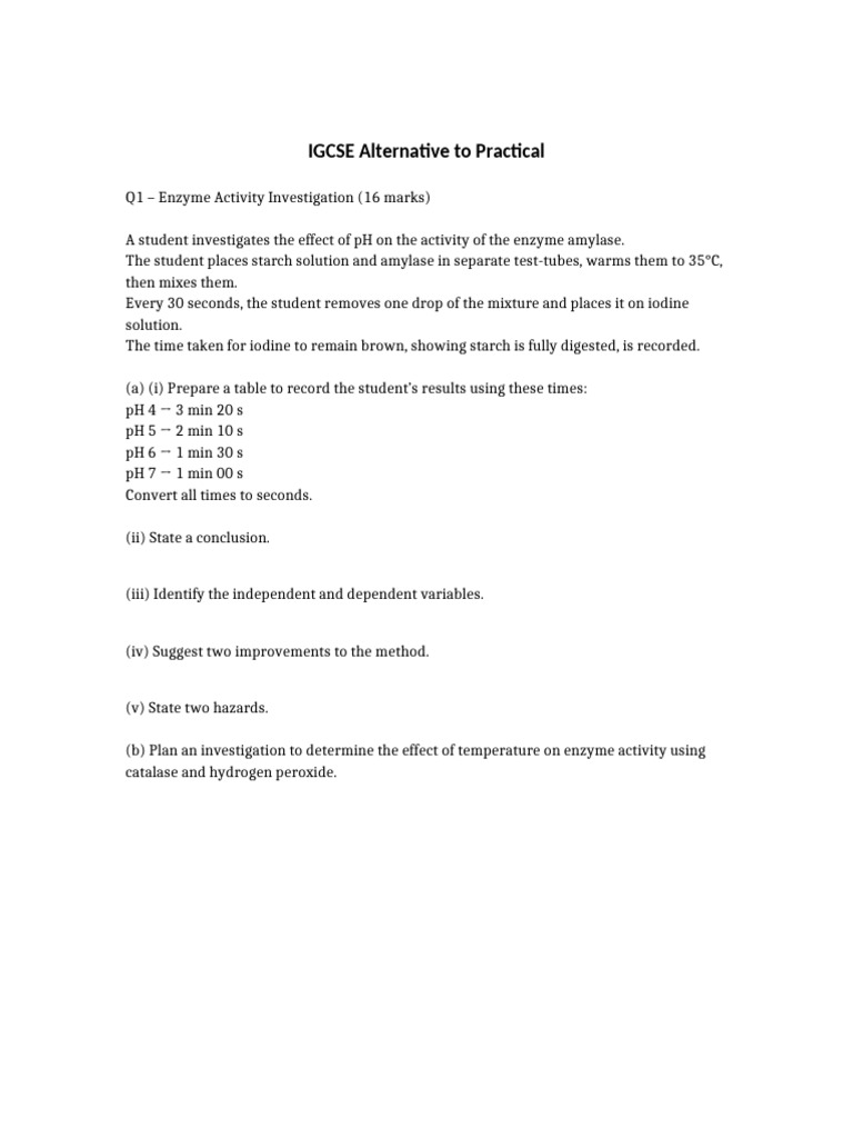 Igcse Atp New Set | PDF