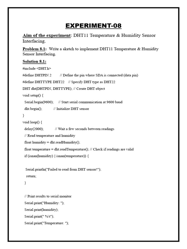 Experiment 8 | PDF