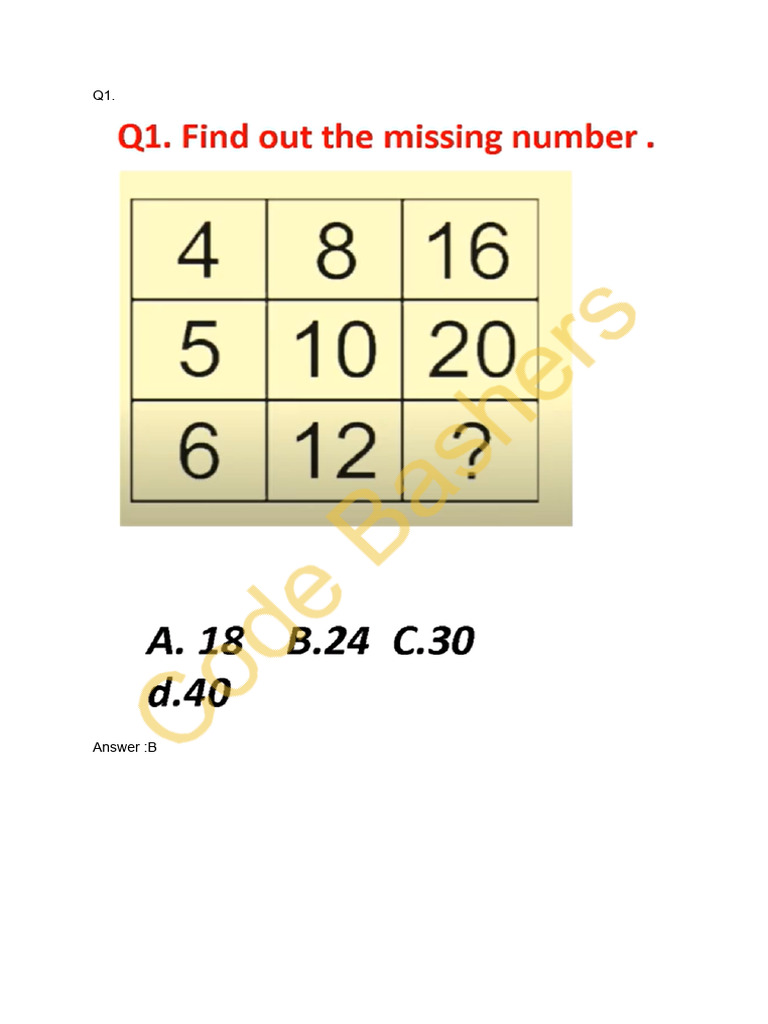 Quiz Answers from Q1 to Q107 | PDF