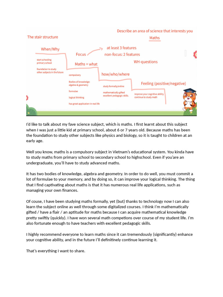 Describe A Science Subject That Interests You | PDF