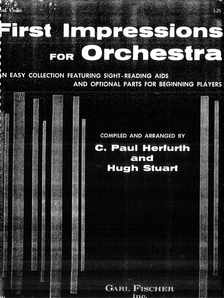 16 First Impressions For Orchestra - Vln. II | PDF