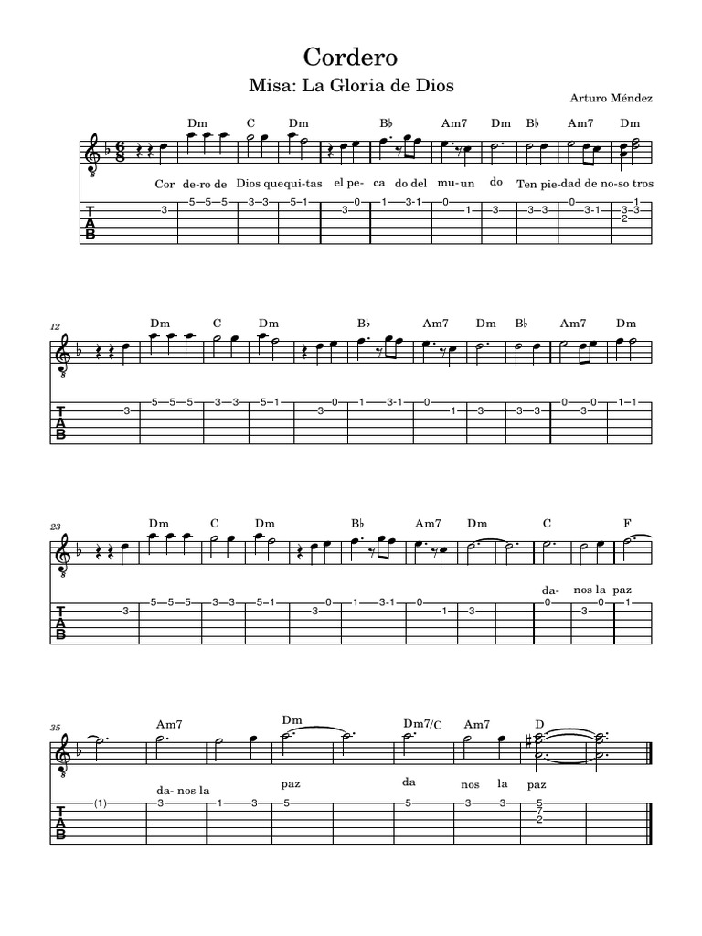 Cordero tAB | PDF
