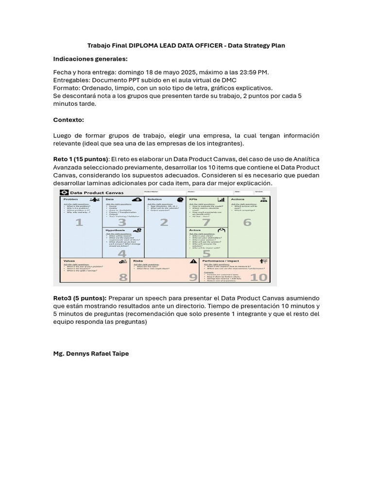 Trabajo Final - Data Product Design | PDF