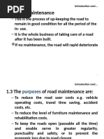 Road Maintenance Levels Guidelines | PDF | Road | Traffic