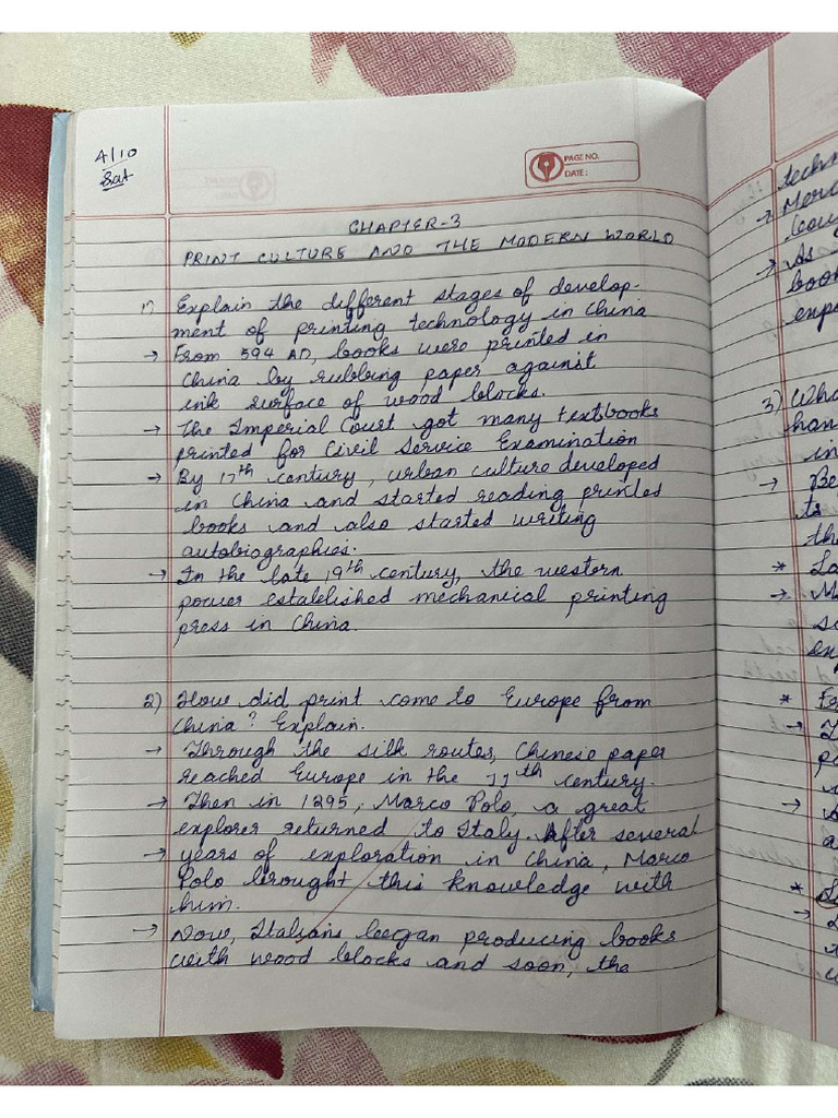 History Print Culture Notes | PDF