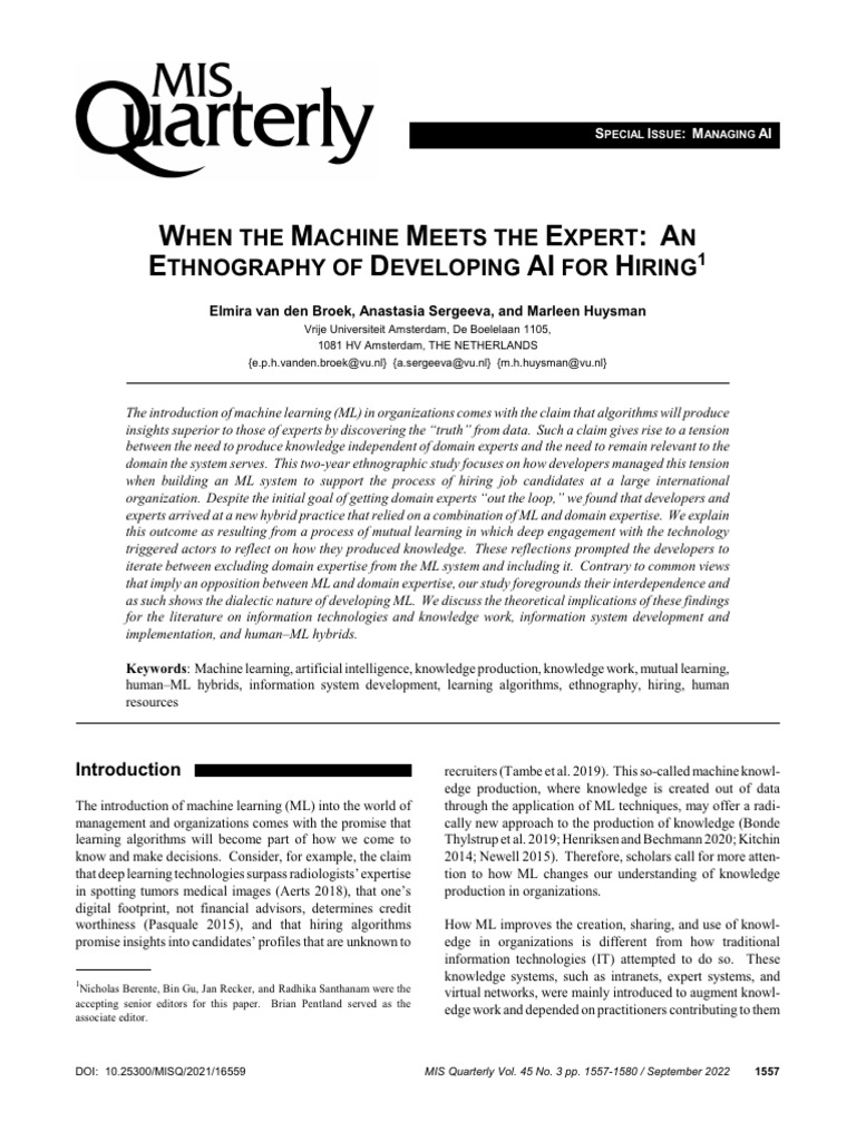 EBSCO FullText 11 - 30 - 2025 2 | PDF | Machine Learning | Knowledge