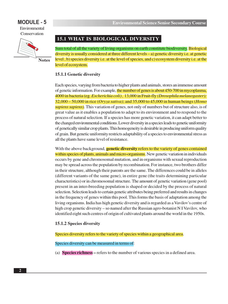 Biodiversity | PDF | Biodiversity | Endangered Species