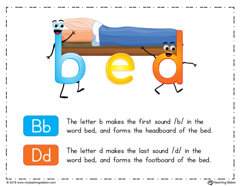 B D Letter Reversal Poster Bed Color | PDF