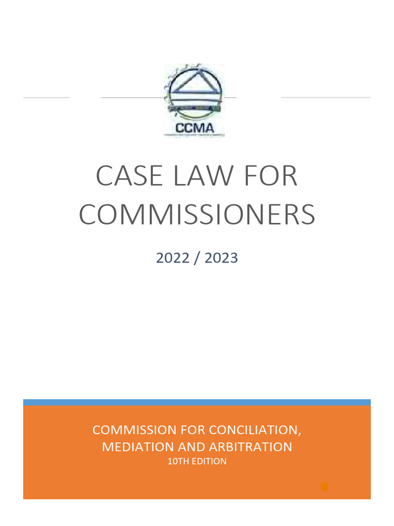 A2 Ccma Case La 2022 23 Final 24 April 23 | PDF | Cost Of Living | Estoppel