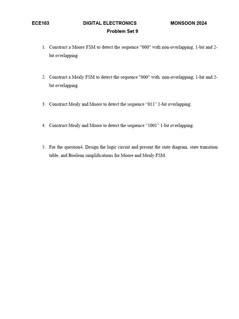 TutoriaL Problem Set 9 | PDF
