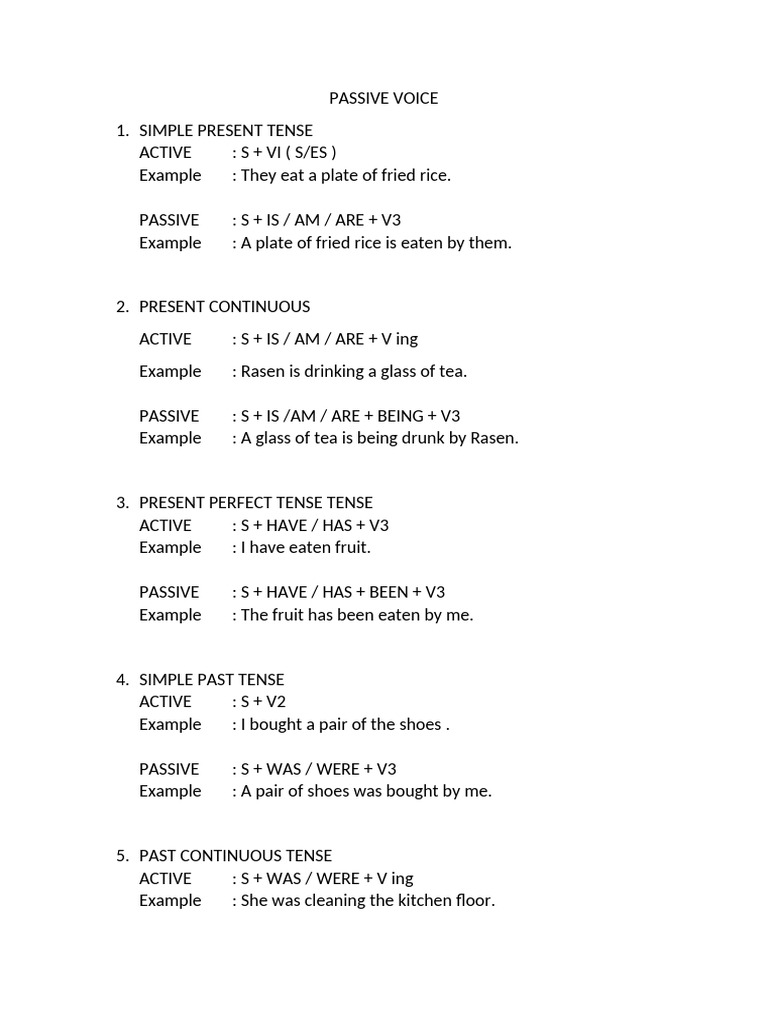 Passive Pattern Nol | PDF