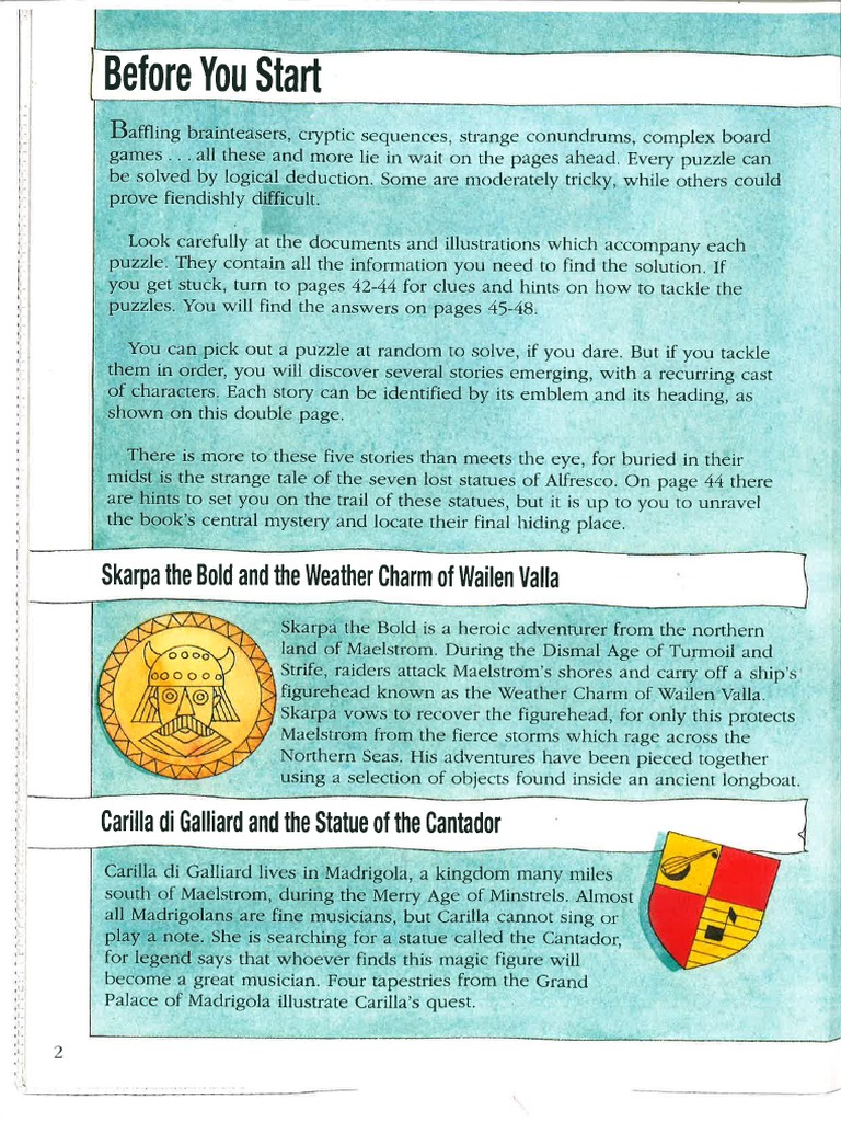 Usbourne Advanced Logic Puzzles | PDF