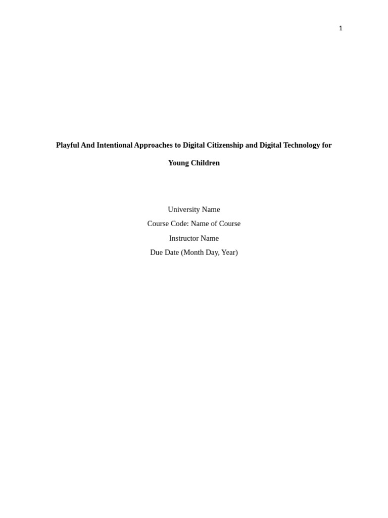 #11849 Playful and Intentional Approaches To Digital Citizenship and ...