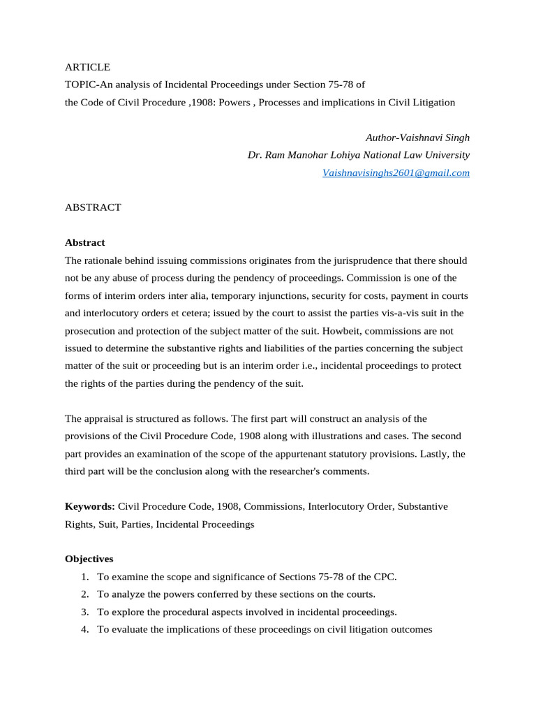 Article 3 | PDF | Lawsuit | Equity (Law)