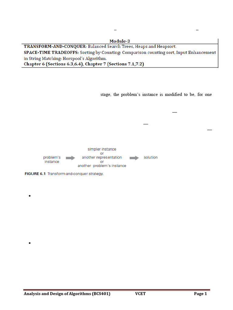 Module 3 Notes and Question Bank | PDF | Algorithms And Data Structures ...