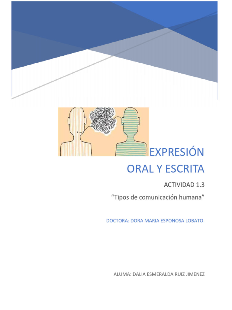 1.3 Dalia Esmeralda Ruiz Jimenez | PDF | Comunicación | Comunicación no ...