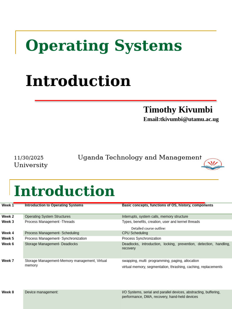 Comprehensive Guide to Operating Systems | PDF | Operating System ...