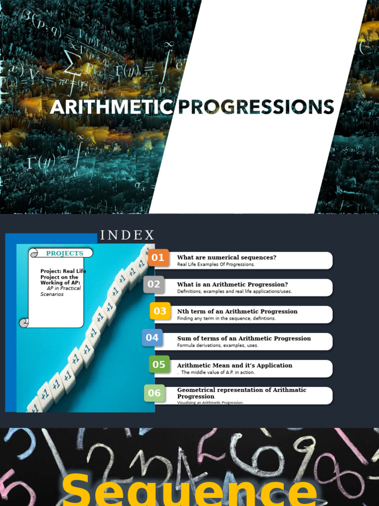 Geometric AP | PDF | Arithmetic | Sequence