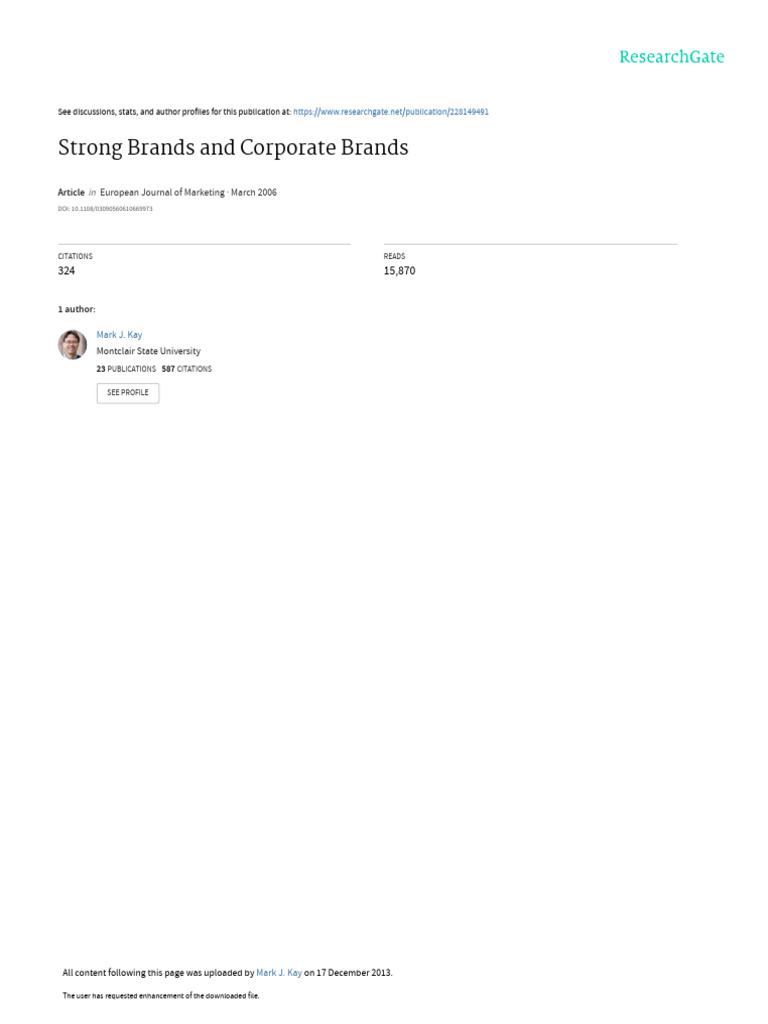 Strong Corporate Branding Strategies | PDF | Brand | Marketing