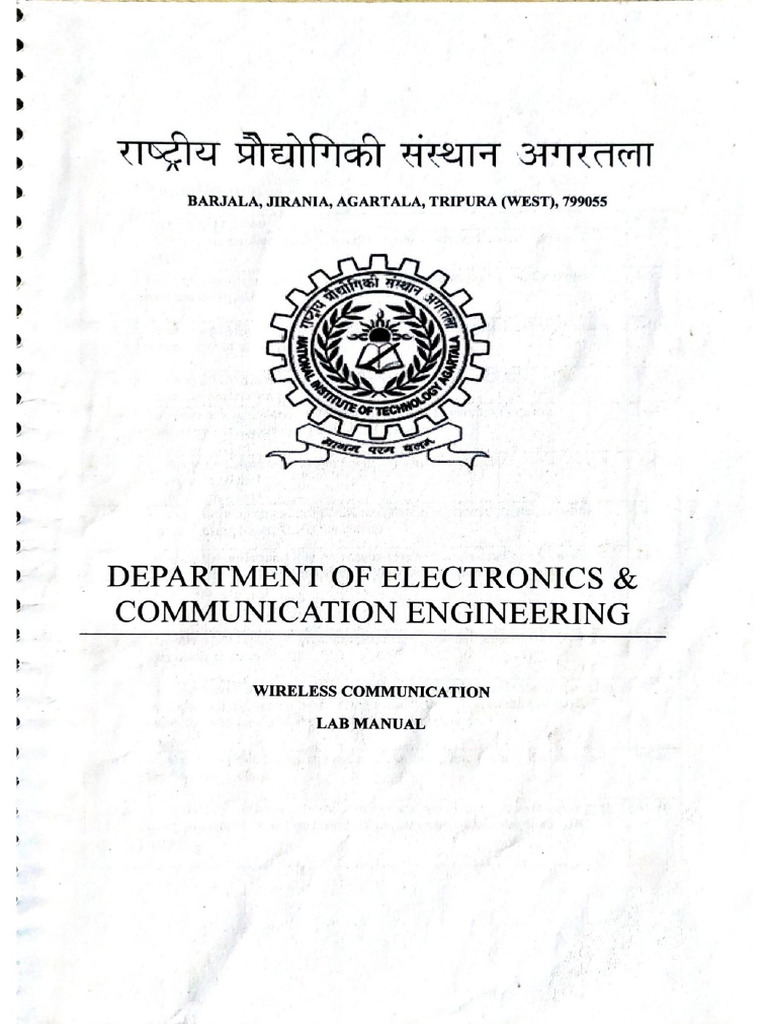 Wireless Lab Manual | PDF