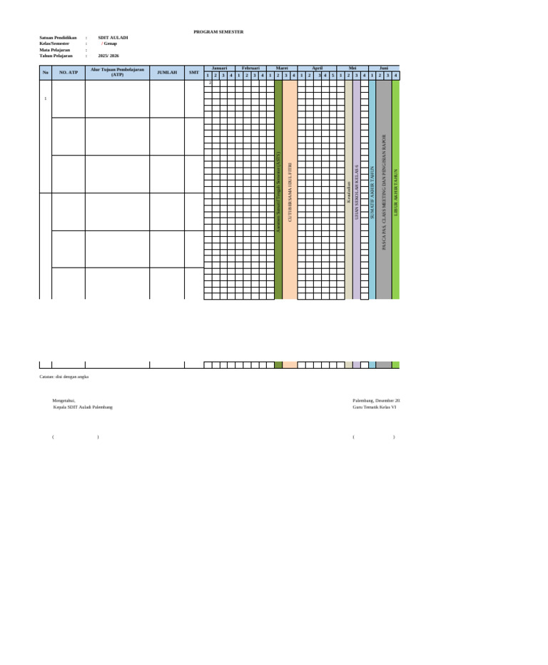 0.3 PROSEM (KUMER) genap 25-26_081055 | PDF