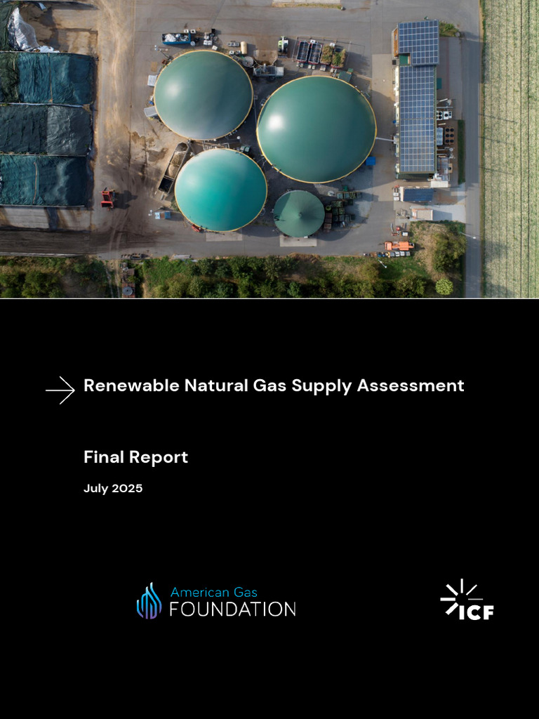 Renewable Natural Gas Supply Assessment AGF Report July2025 1 | PDF ...