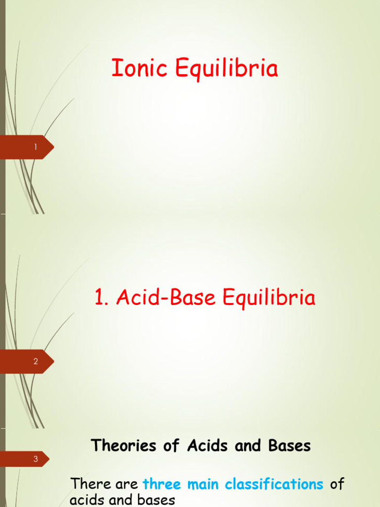Acid-Base Equilibria Ed For Med Lab 2025 | PDF | Acid | Buffer Solution