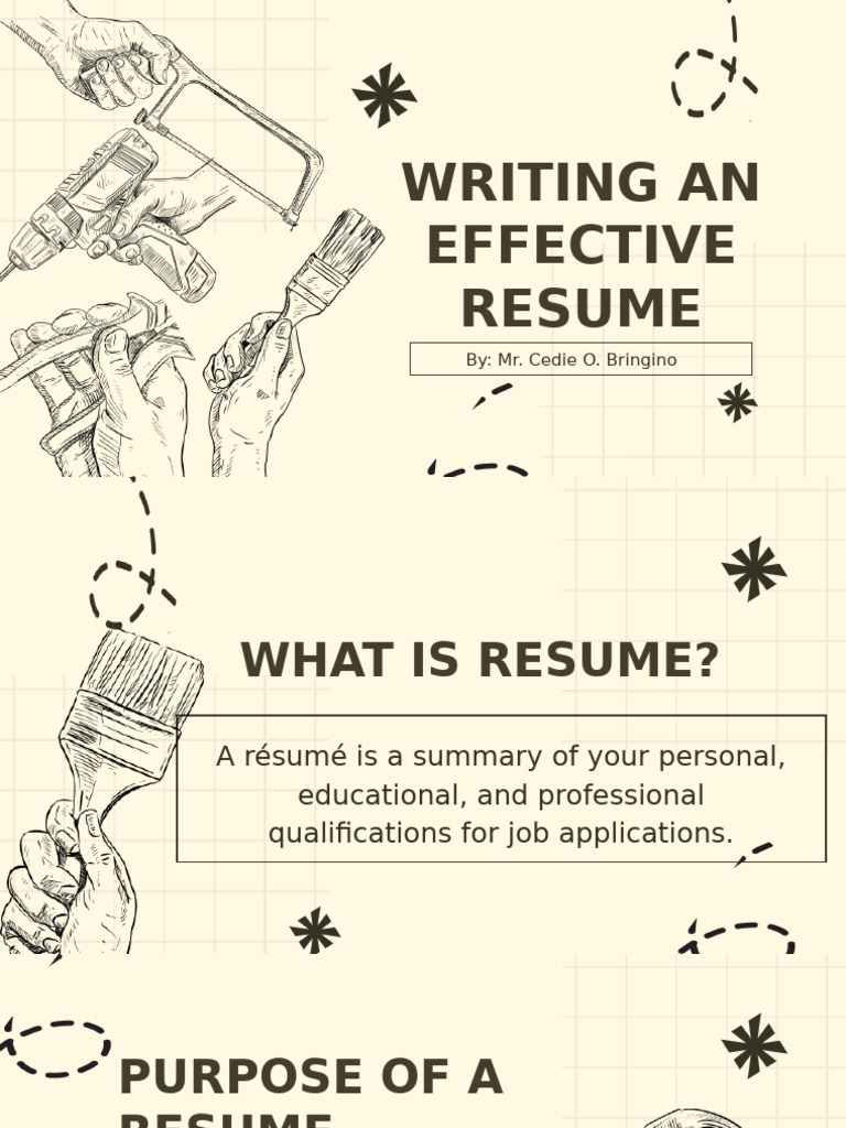 Effective Resume Writing Guide | PDF | Résumé