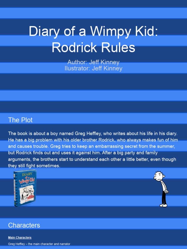 Diary of a Wimpy Kid: Rodrick Rules Review | PDF