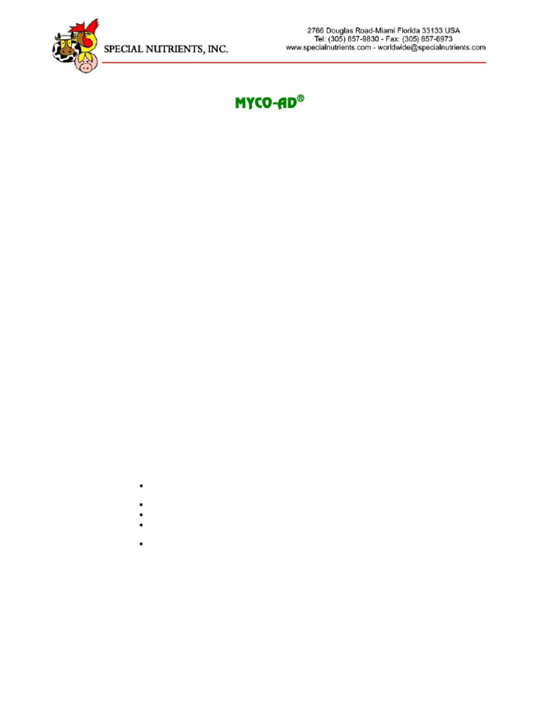 FT Myco AD | PDF | Micotoxinas | Sustancias químicas