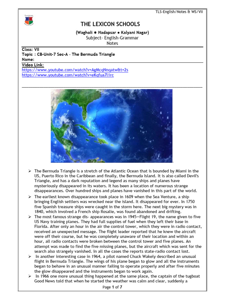 Bermuda Triangle: Mysteries Explained | PDF