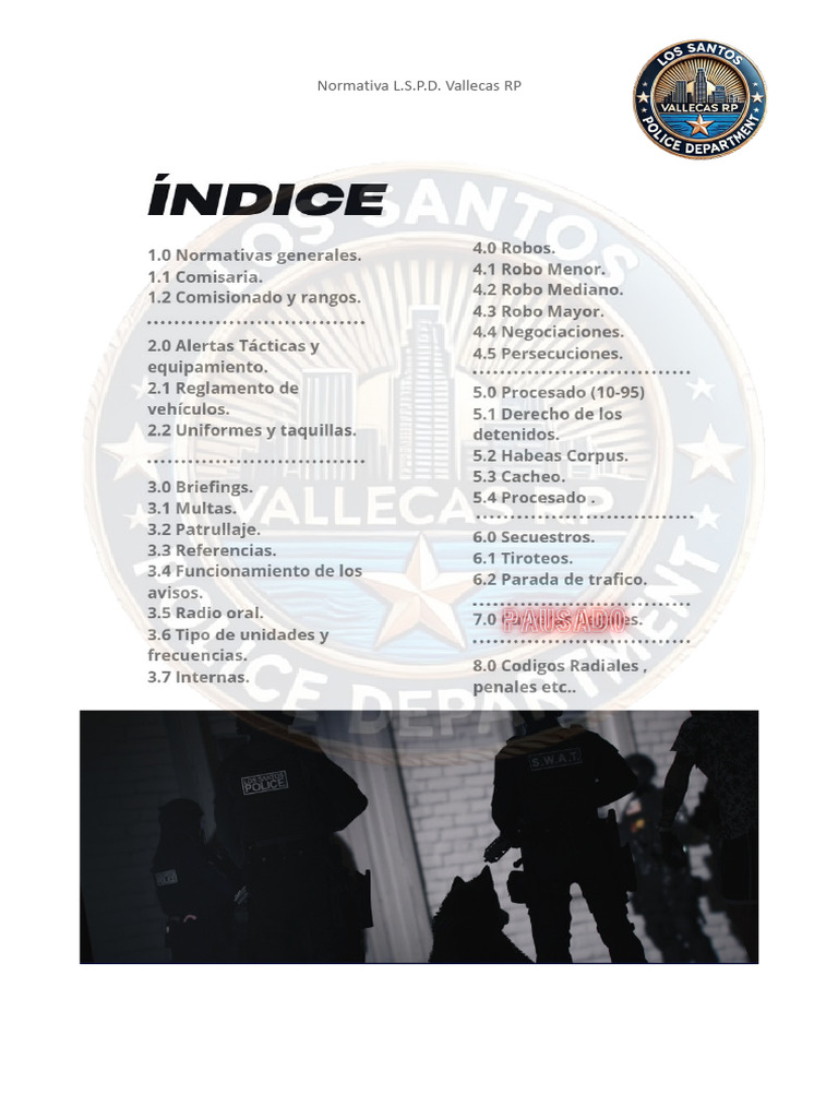 Normativa L.S.P.D. en Vallecas RP | PDF